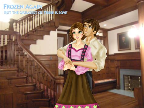 Rapunzel In Frozen Scene