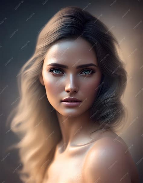 Premium Ai Image Bautiful Blond Woman