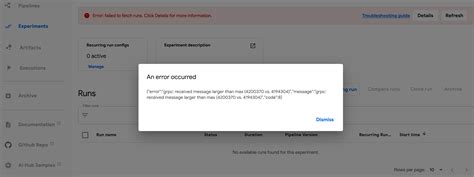 A Large Number Of Pipeline Runs Seems To Overwhelm The Ui · Issue 4671 · Kubeflowpipelines