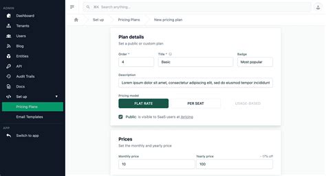 Subscriptions Saasrock Documentation
