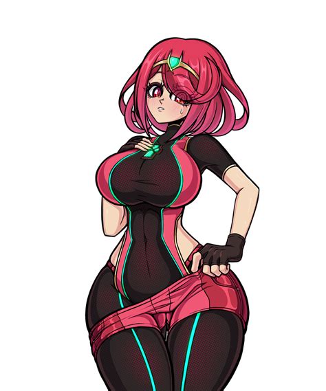 Pyra Stripgame 02 - Xenoblade 2 by ScrimbloCrimbo on Newgrounds