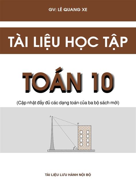 Tai Lieu Hoc Tap Toan 10 Chu De Menh De Va Tap Hop Le Quang Xe Pdf