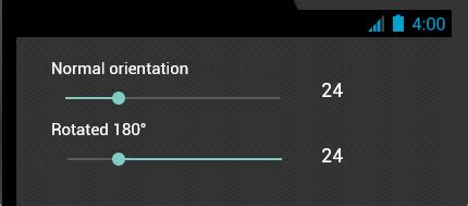 Android TTrackbar Working From Right To Left Instead Of Left To Right Stack Overflow