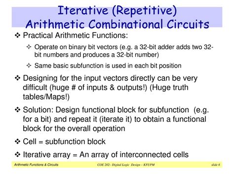 Arithmetic Functions And Circuits Ppt Download