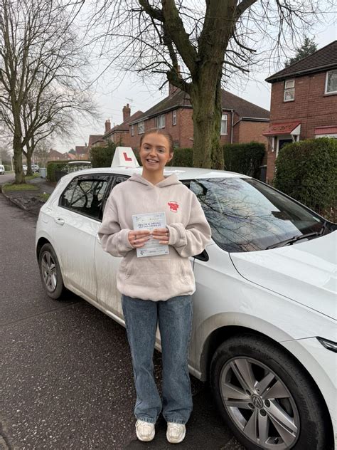 Safety Congratulations To Amy Who Passed Her Driving Test Today With