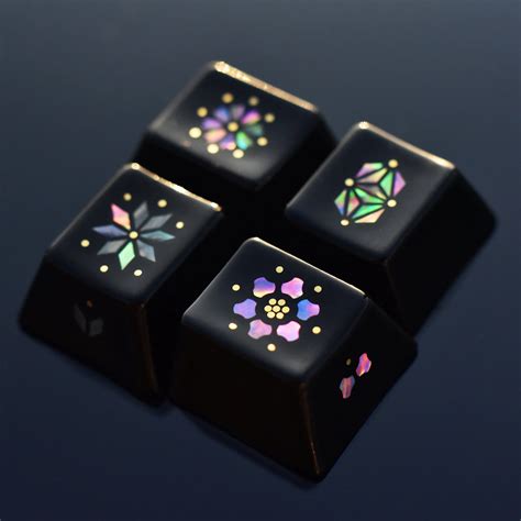 Ceramic Keycaps Cherry Profile R4 Personalized Keycaps Dot Screw