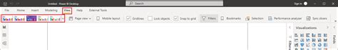 power bi desktop에서 리본 메뉴 사용 power bi microsoft learn