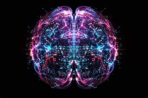 Digital Representation Brain Showcasing Advanced Technology Neural Connections Stock Photos ...