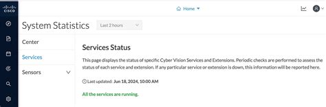 Cisco Cyber Vision Gui User Guide Release 5 0 0 System Statistics [cisco Cyber Vision] Cisco
