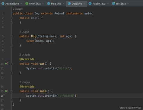Java 面向对象进阶 15 接口（黑马） Csdn博客