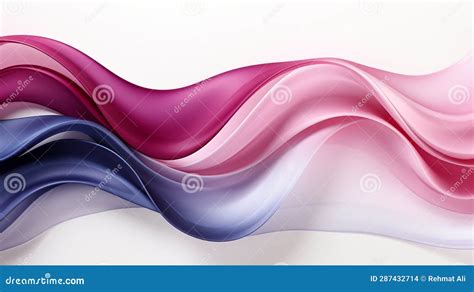 Purple And Pink Curve Frame Template On White Background Stock Illustration Illustration Of