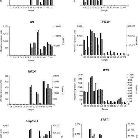 Quantitative Rt Pcr Confirmation Of Microarray Results Expression Download Scientific Diagram