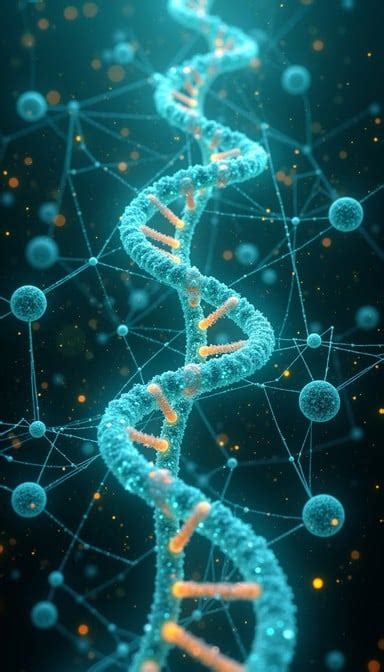 Free Glowing Genetic Code Image Dna Helix Genetic Download At Stockcake