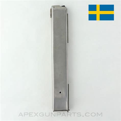Tec 9 Magazine 32rd Nickel Plated 9mm Very Good