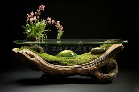Rustic Spring Wooden Table Tree Blossom Generate Ai Stock Image