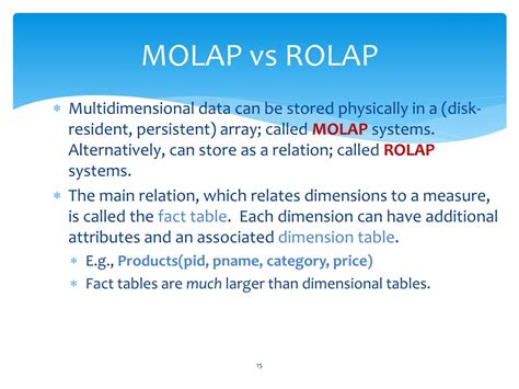 PPT Relational On Line Analytical Processing ROLAP PowerPoint Presentation ID 2031849