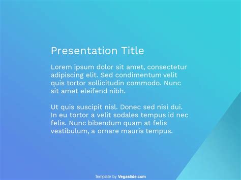 5 simple abstract gradient powerpoint template vegaslide