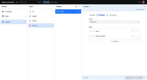 Localization With Sanity Headless Cms