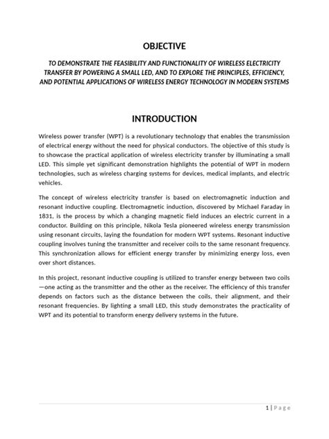 An Experimental Project Work On Electromagnetic Induction Pdf Inductor Transformer