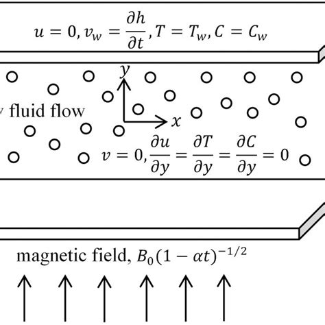 Schematic Diagram Of Jeffrey Fluid Between Two Squeezed Plates Embedded