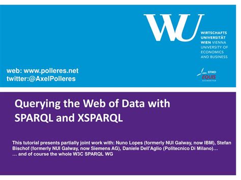 ppt querying the web of data with sparql and xsparql powerpoint