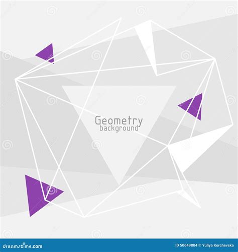 Vector Abstract Triangles Background Stock Vector Illustration Of