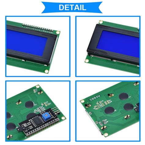 Youmile IIC I C TWI Serial LCD Module Shield Display Blue Backlight For Arduino UNO