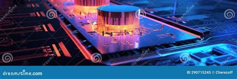 Production Of A Modern Microprocessor Stock Image Image Of Modern Manufacturing 290715245