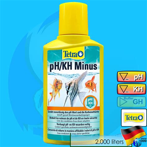 Tetra pH KH Minus 250ml นายาปรบลดคา pH และ KH decrease down ลดคาคารบอเนต กรด acid Shopee