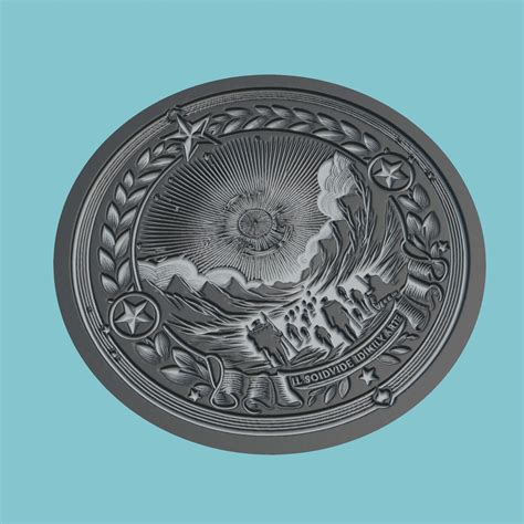 3d file paths of glory movie medallion paths of glory 3d model stl obj