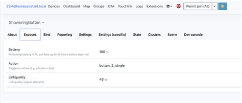 Zigbee Button Action Is Missing In Ha Zigbee Home Assistant Community