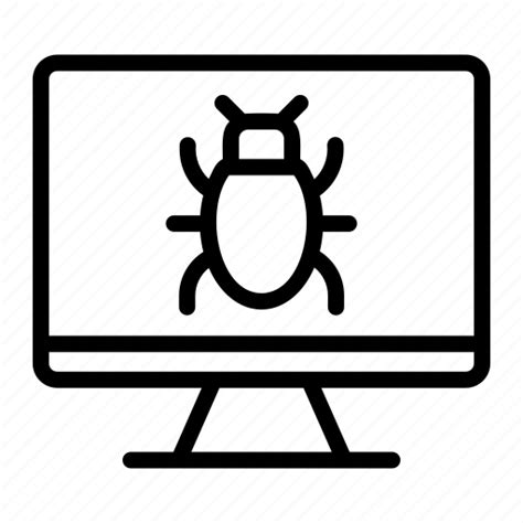 Malware Web Security Computer Bug Virus Computing Icon Download