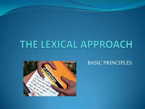 The Lexical Approach Pptx
