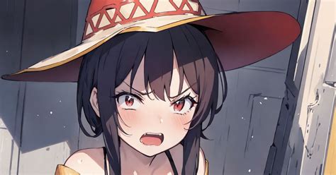 めぐみん はぁ！脱げますとも！脱げばいいのでしょ！！！ お玉じゃっく氏のマンガ 漫画 女の子 この素晴らしい世界に祝福を Pixiv