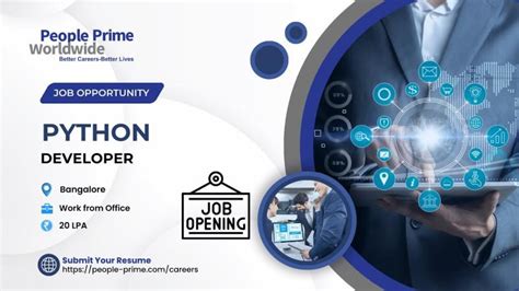 People Prime Worldwide On Linkedin Itjobs Python Developer Wanted People Prime Jobs