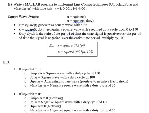 Solved A Write A MATLAB Program To Implement Digital Chegg