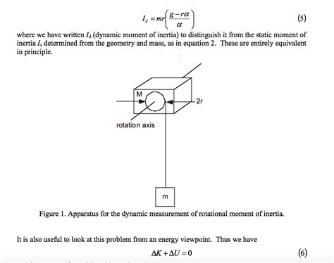 Solved How To Derive Equation 7 1 2 I S Mr 2 W F 2