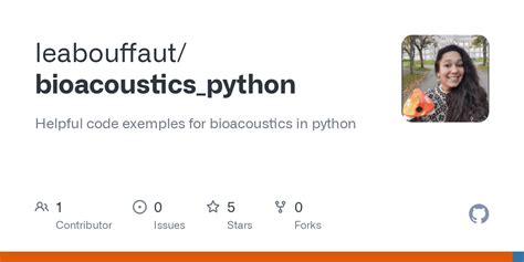 GitHub Leabouffaut Bioacoustics Python Helpful Code Exemples For Bioacoustics In Python