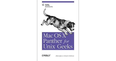 mac os x panther for unix geeks second edition[book]