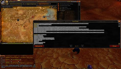 Dbm Core Mythic Galrakas Attempt To Compare Nil With Numbers