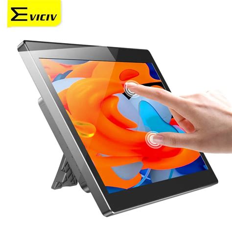 Eviciv 101 인치 라즈베리 파이 케이스 촉각 디스플레이 하우징 휴대용 모니터 라즈베리 터치 스크린 Usb C 라즈베리 키트 Pi4 액세서리데모보드 액세