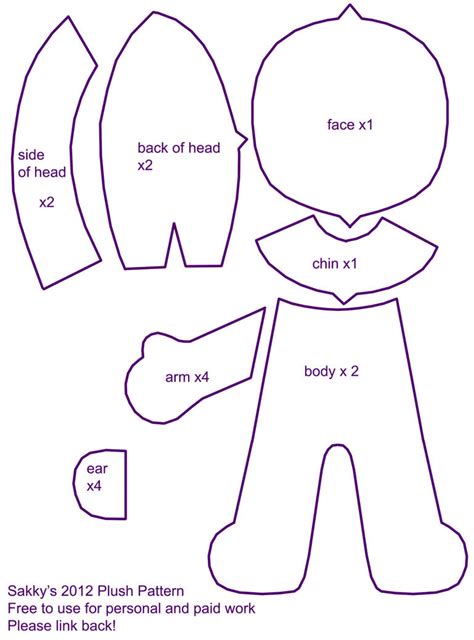 2012 Plush Pattern Free By Sarahforde On Deviantart