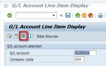 FBL N GL Line Item Display Sapsharks