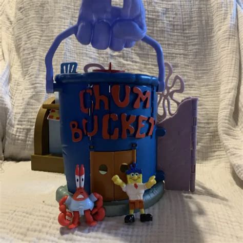 Spongebob Squarepants Krusty Krab Chum Bucket Imaginext Playset 2012