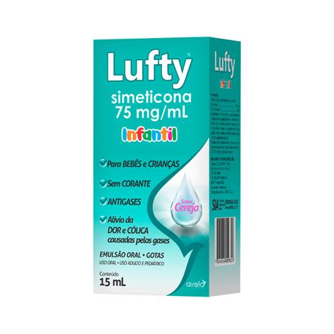 Lufty Infantil 15ml Emulsao Oral 75mgml Sabor Cereja Preço Popular