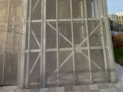 Flue And Plant Screening Cladding At Lancaster University Locker