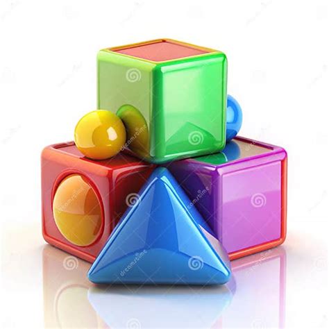 Shape Builder 3d Illustration Stock Illustration Illustration Of Formation Digital 357298106