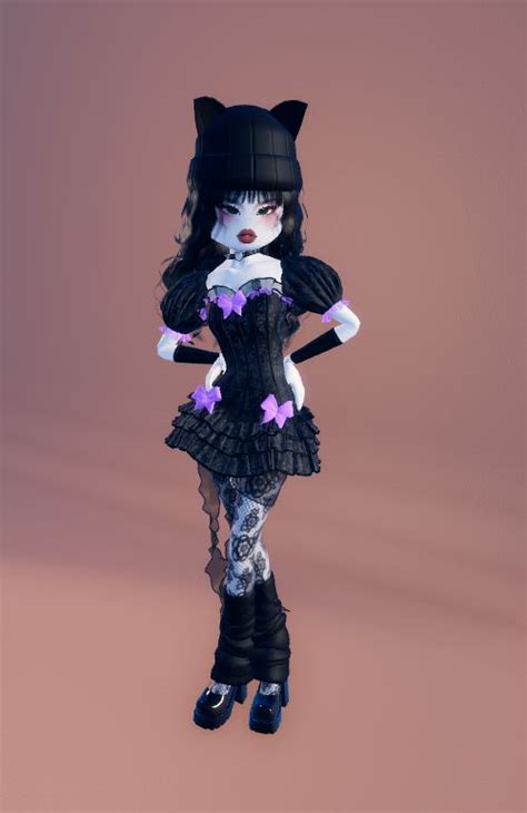 Dti Kuromi Dress To Impress Dress Dress Outfits