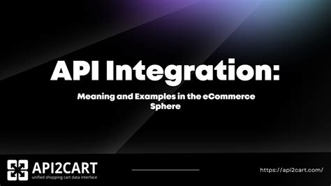 Ppt Api Integration Meaning And Examples In The Ecommerce Sphere