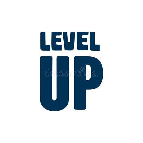 Level Up Symbol Stock Vector Illustration Of Level 364438894